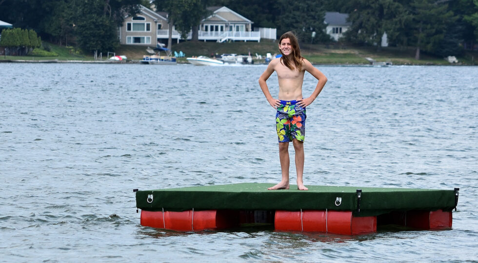 A New Swim Raft - Clark Lake Spirit Foundation