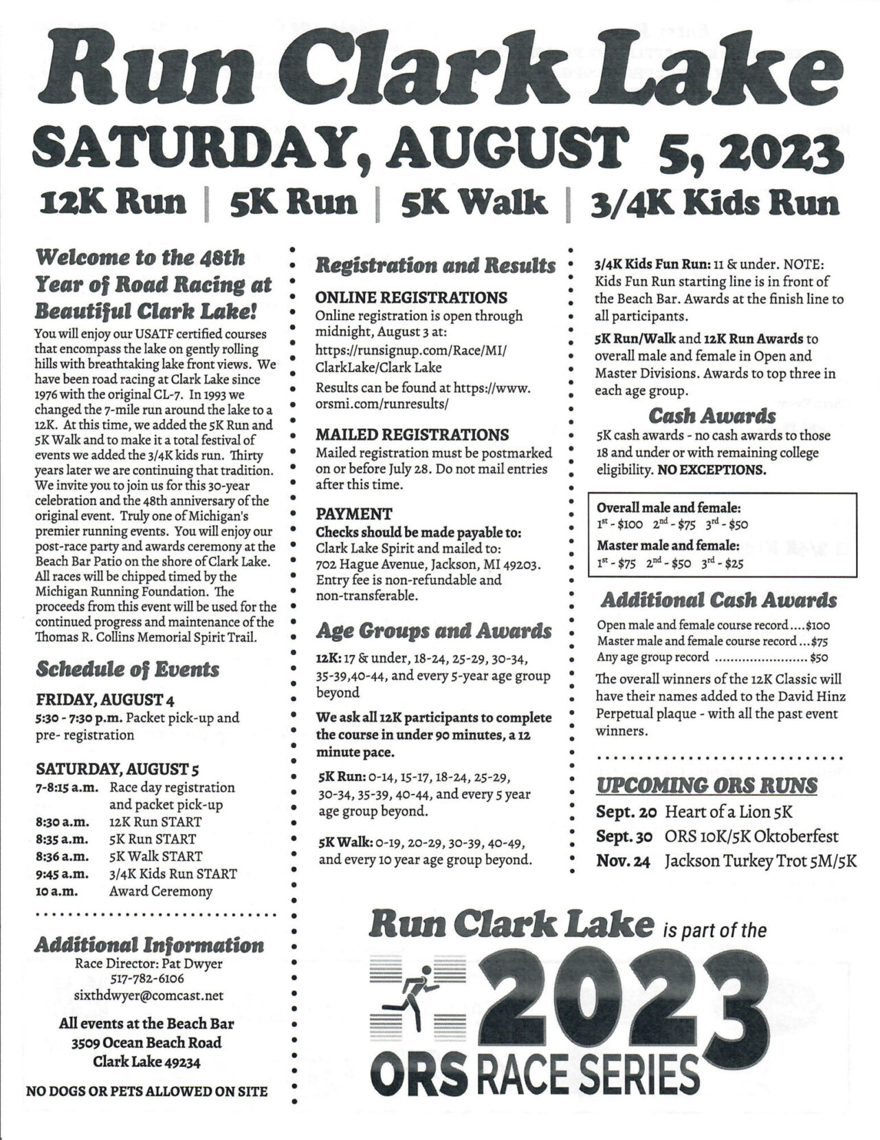 Run Clark Lake Preview - Clark Lake Spirit Foundation